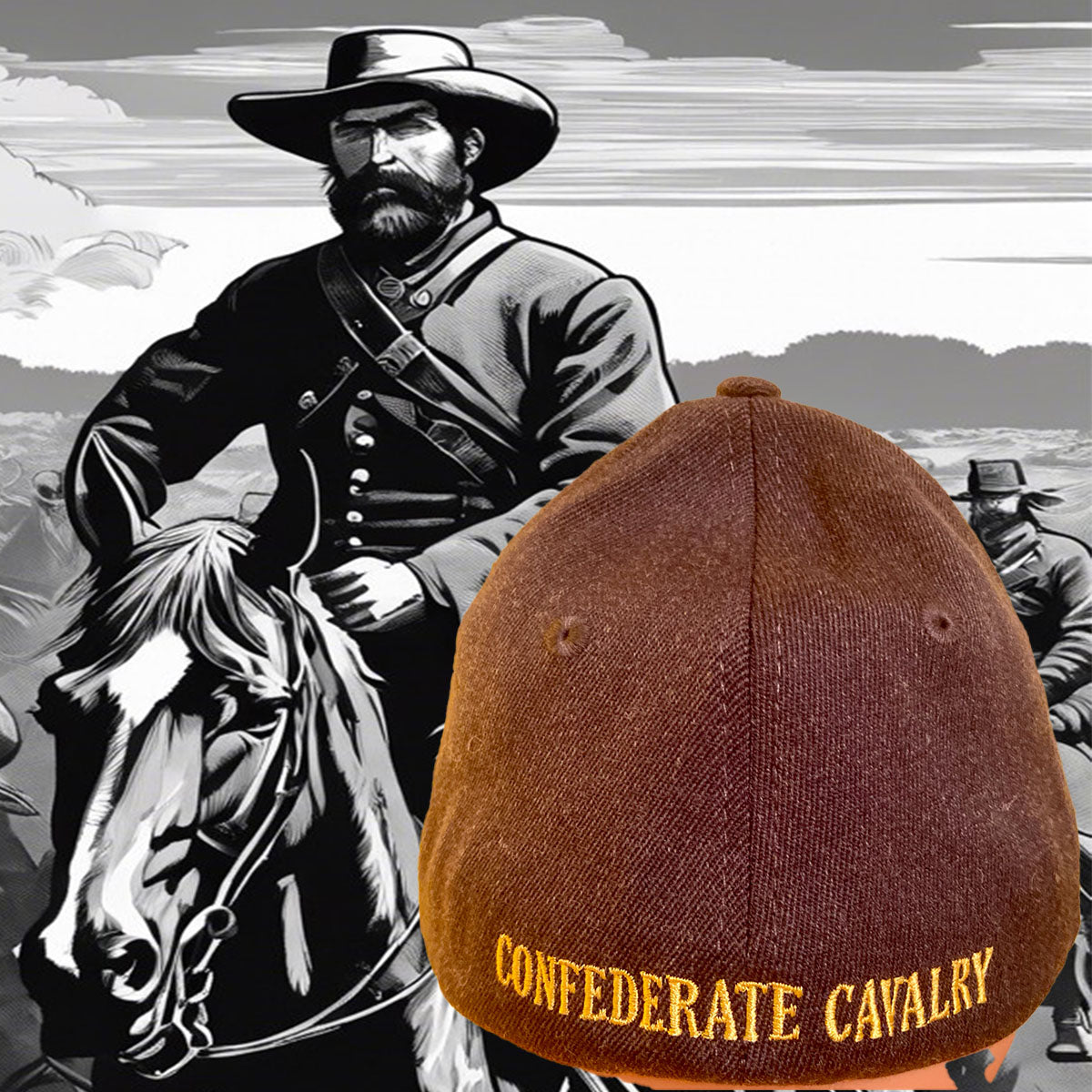 Confederate Cavalry – Historical Caps