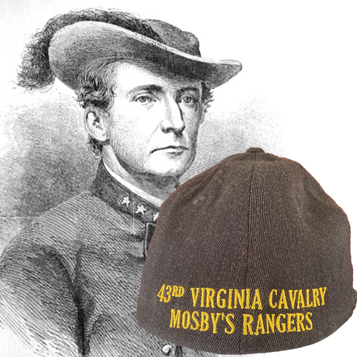 Mosby’s Partisan Rangers – Historical Caps