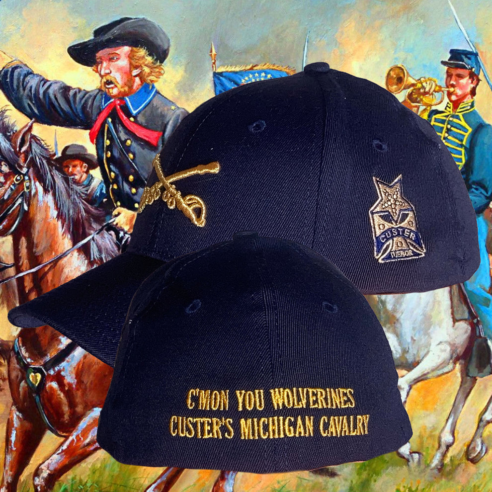 Custer’s Michigan Cavalry Brig. Flex Fit Baseball Cap – Historical Caps