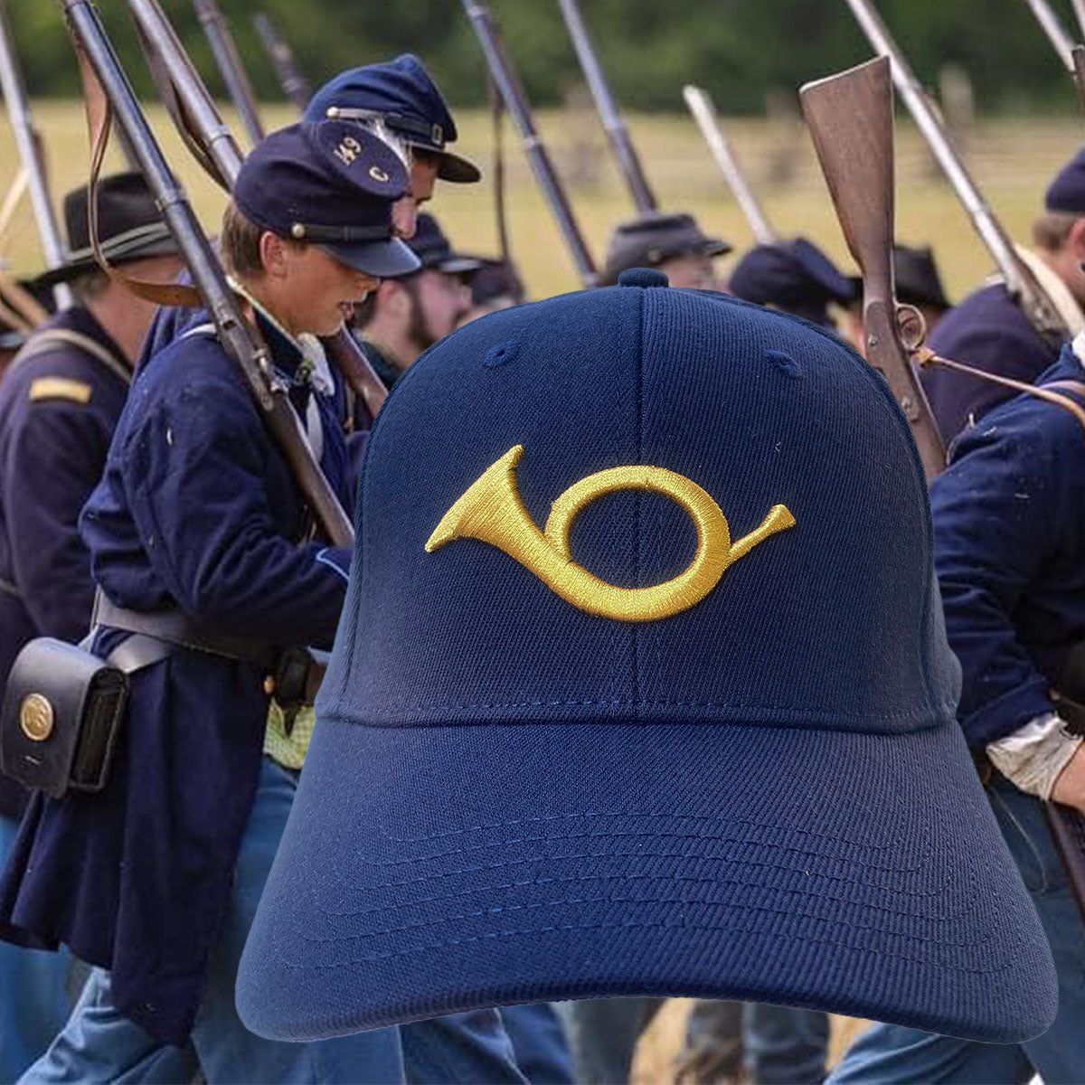 Union Infantry Premium Wool Blend Flex Fit Cap – Historical Caps