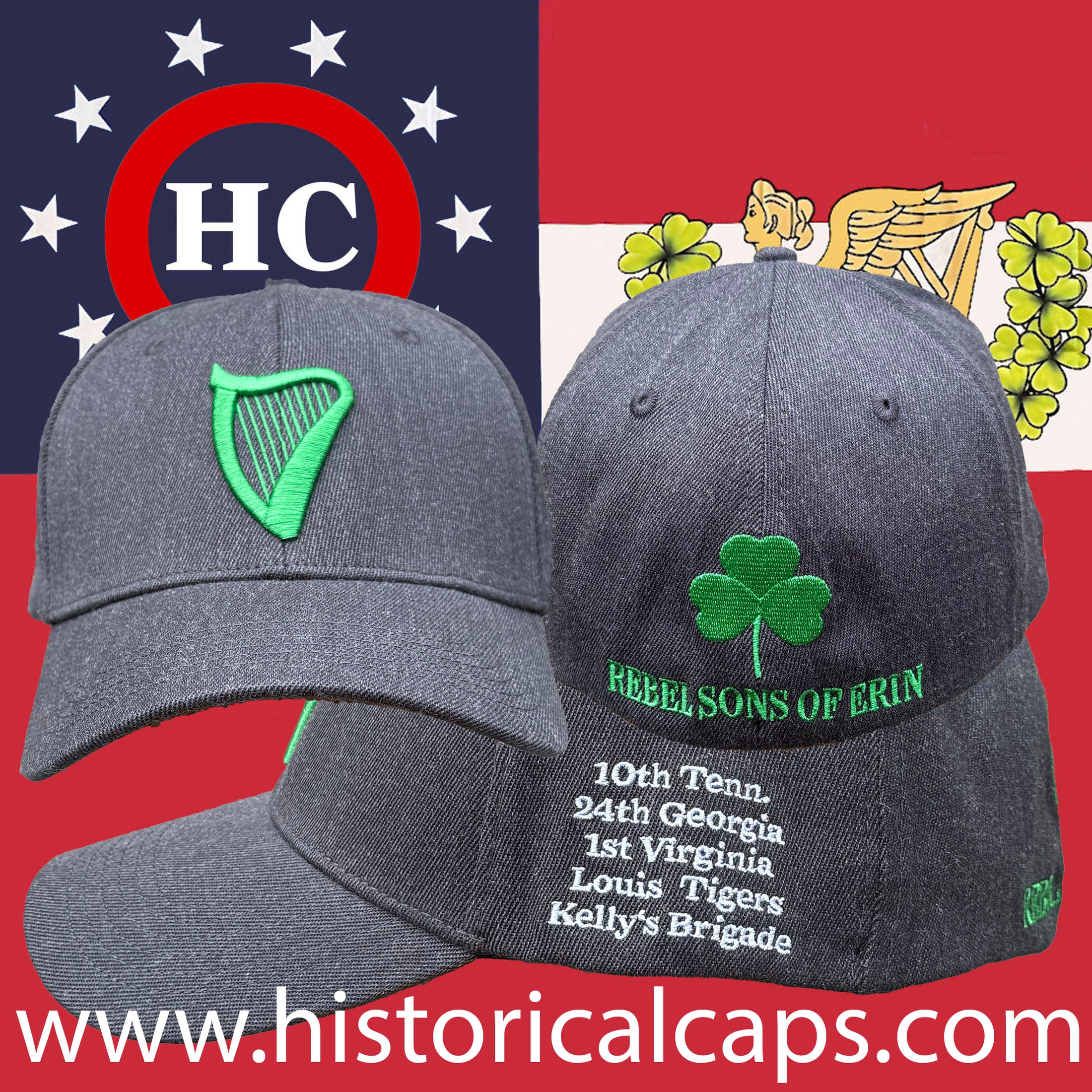 Rebel Irish – Historical Caps